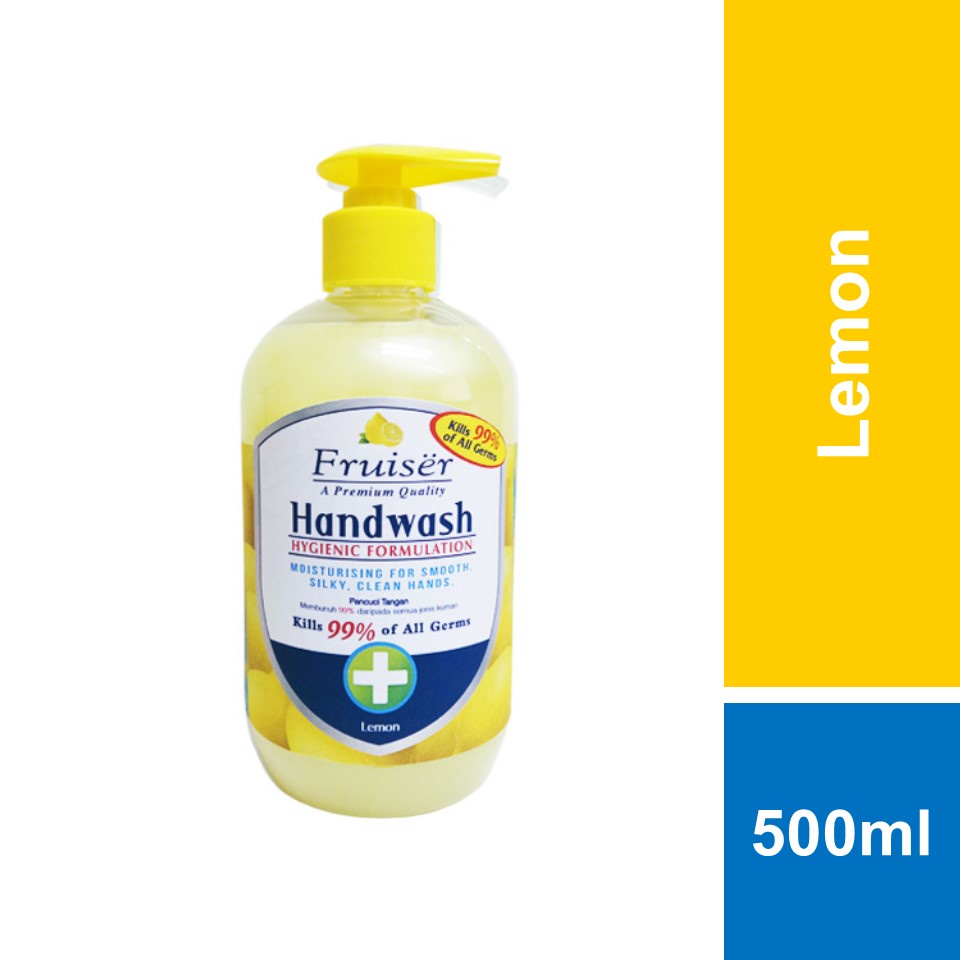 Fruiser Hand Wash Single Pack Lemon 500ml | Shopee Malaysia