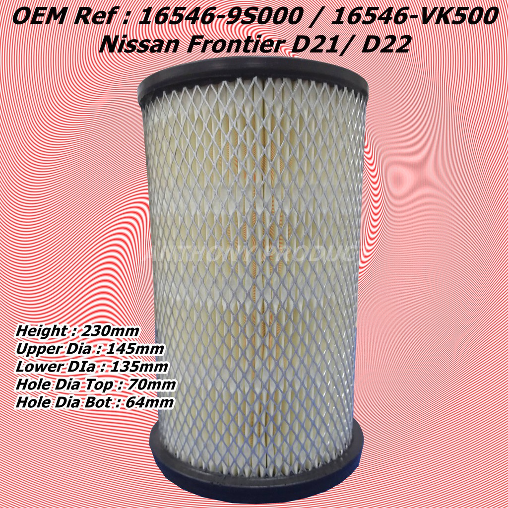 Nissan Frontier D21 , D22 16546-9S001 Air Filter | Shopee Malaysia