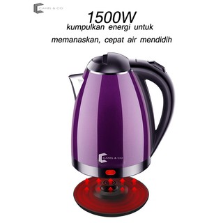 Jug Kettel Stainless Steel Electric Automatic Jug Kettle Ketel listrik ...