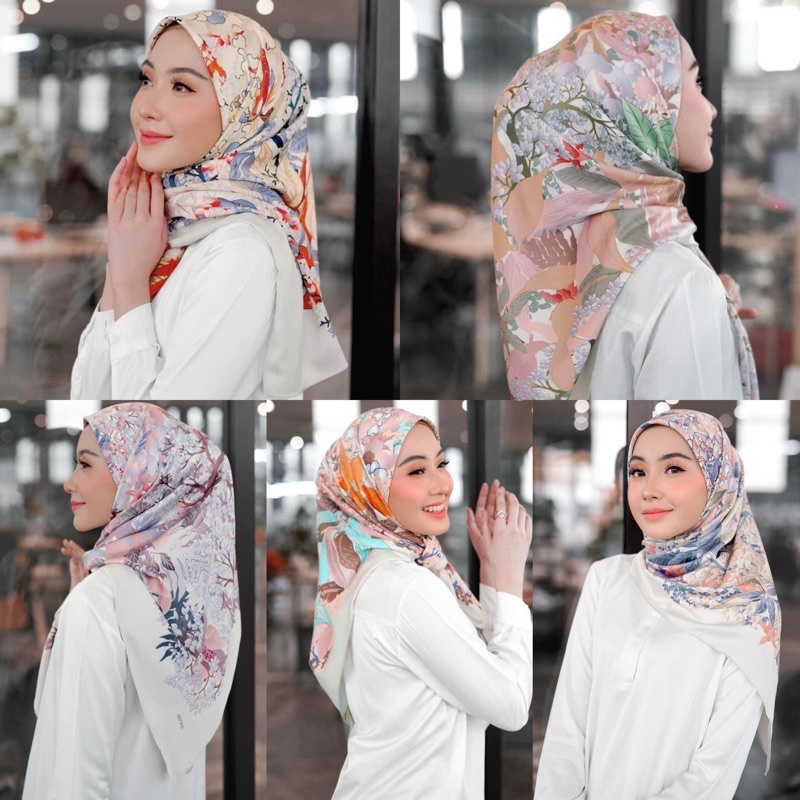 [Zefiks] AYU SATIN SCARVES | Shopee Malaysia