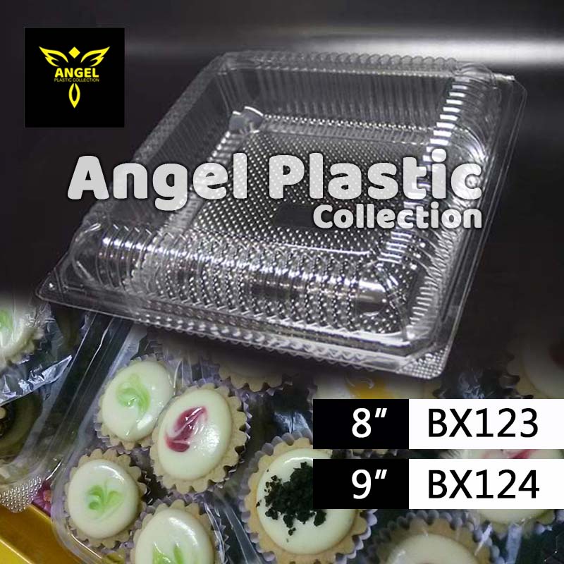 Kuih / Cake Container BX-123 / BX-124 / Disposable Plastic Clear Bakery ...