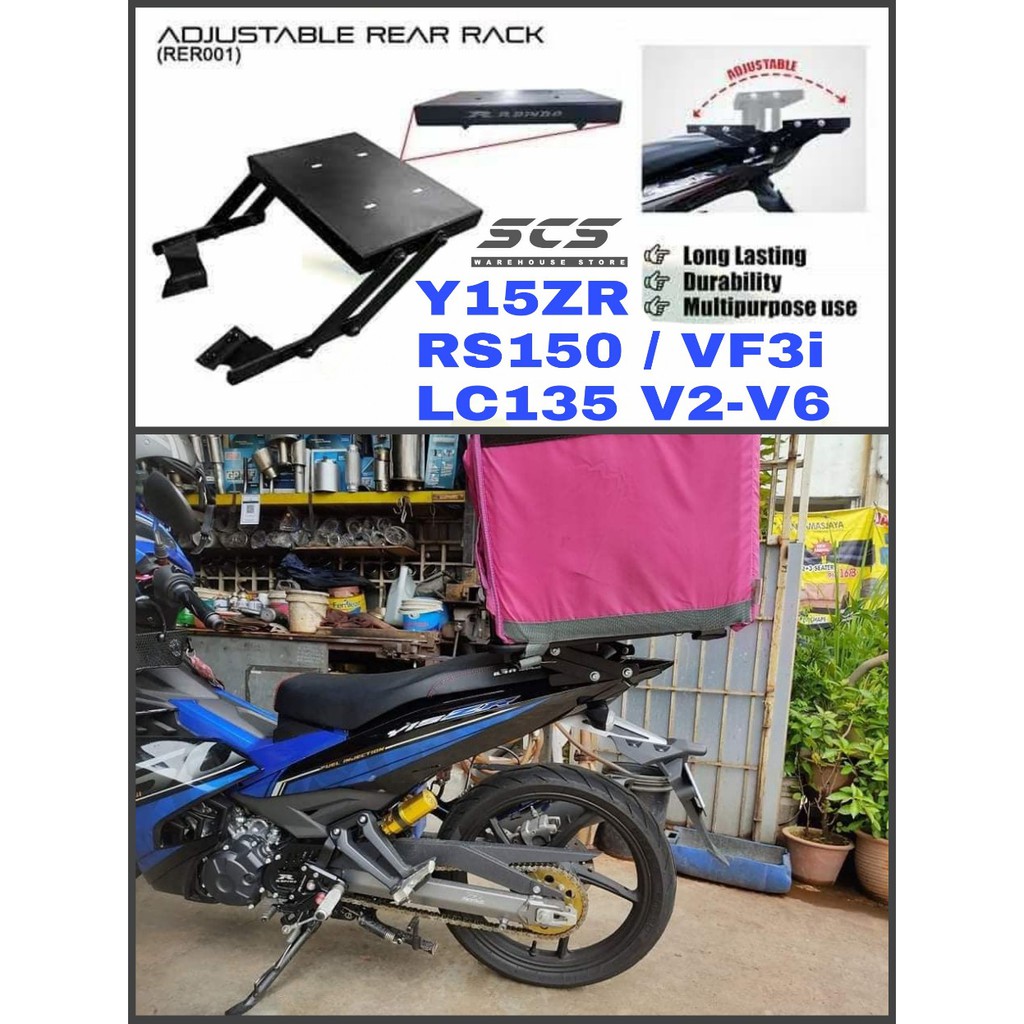 Monorack RAPIDO Alpha SM RSX150 VF3i LC135 Y15ZR RS150 EX5 Dream ...