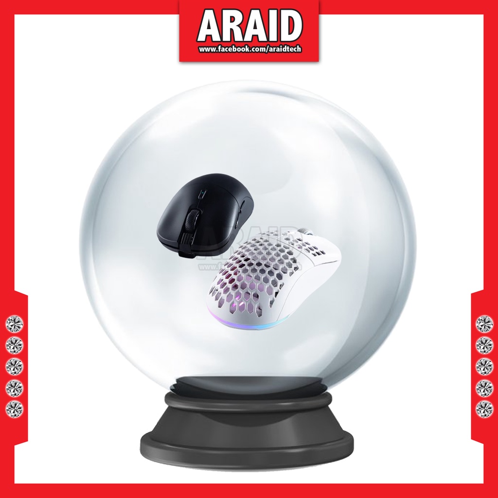 Tecware Pulse Elite Wireless Gaming Mouse (Black/White) | Shopee Malaysia