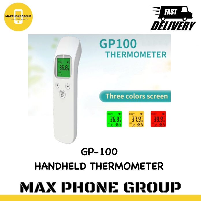 GP-100 Infrared Forehead Thermometer Non-Contact Thermometer Handheld ...