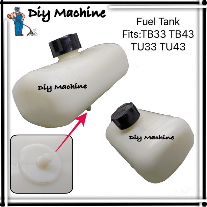 Fuel Tank Mesin Rumput (Fuel Hose : 6mm) Mitsubishi TB33 TB43 TU33 TU43 TL33 TL43 TB52 BG330 ...