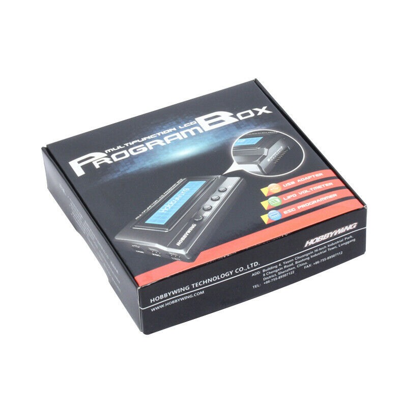 HOBBYWING 3-in-1 Professional LCD ESC Model Multifunction Program Box Card | Shopee Malaysia