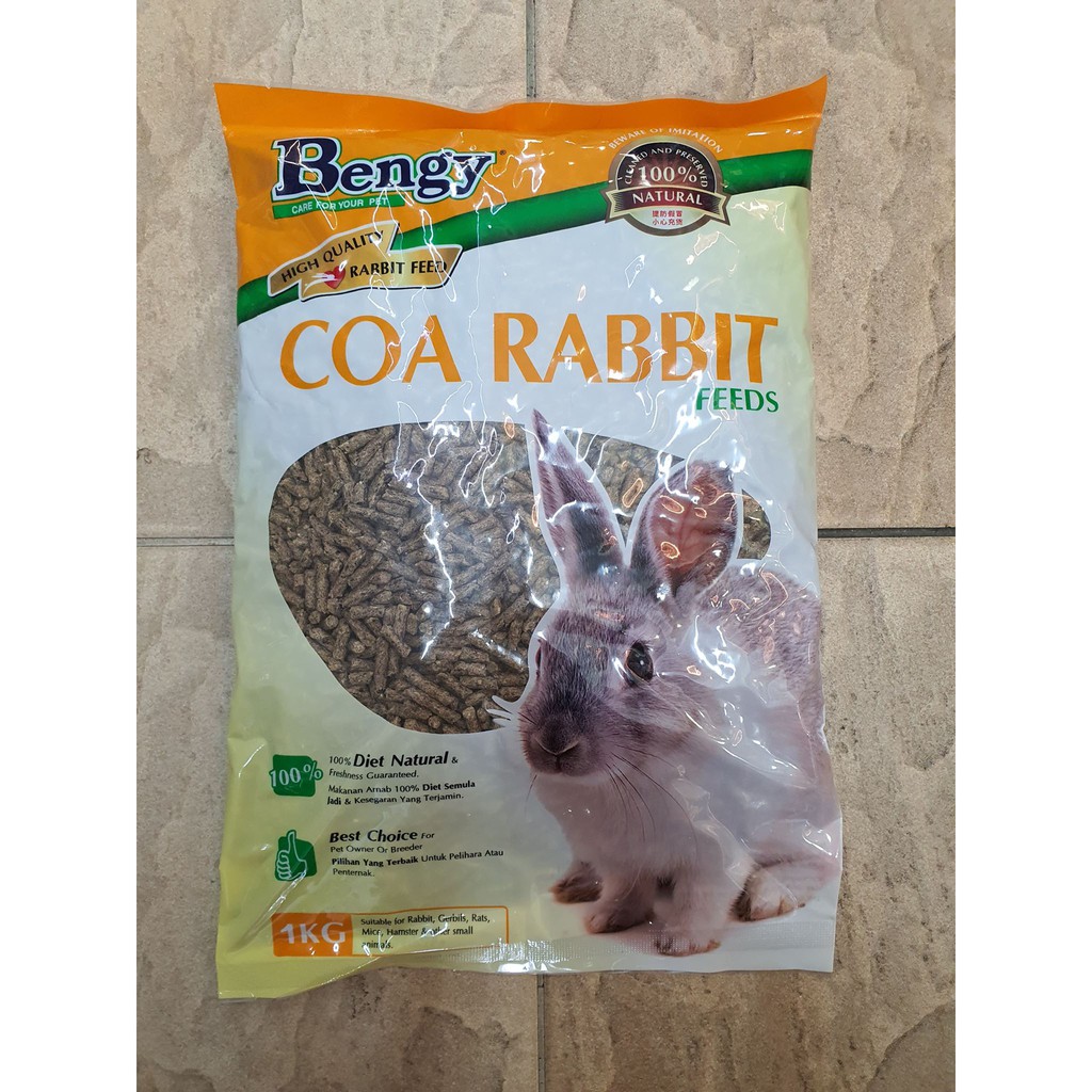 Bengy Coa Rabbit Feeds 1kg | Shopee Malaysia