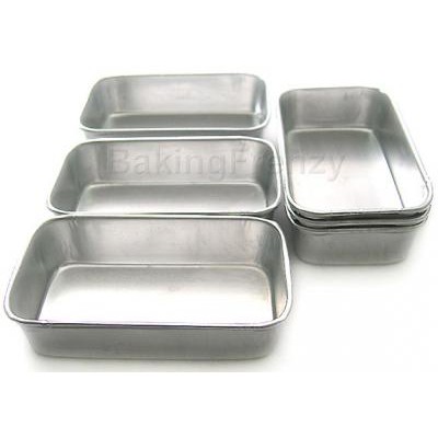 Mini Bread Aluminium Loaf Tin Set 6 pcs | Shopee Malaysia
