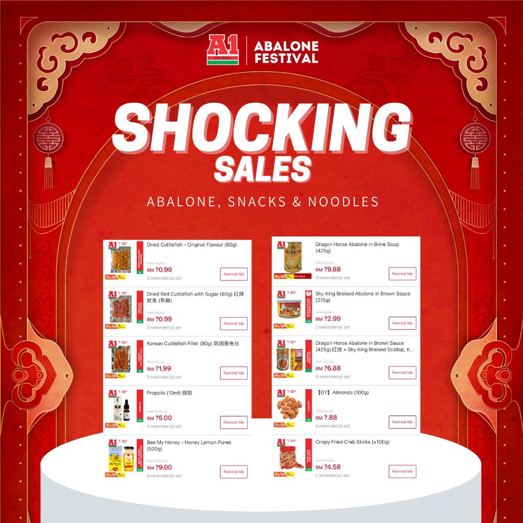 A1 Official Store Online, July 2022 | Shopee Malaysia