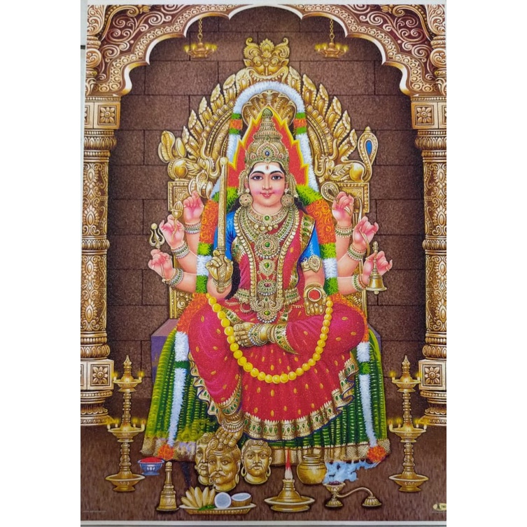 MARIYAMMAN POSTER ATTACH WITH BOARD ( SIZE 10 BY 14) | Shopee Malaysia