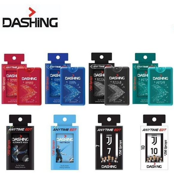 Dashing Anytime Pocket EDT perfume spray 18ml Cool Aqua (Blue) | New PGMall