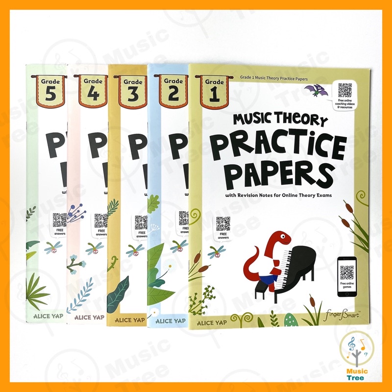 Music Theory Practice Paper(Grade 1-5) ALICE YAP | Shopee Malaysia
