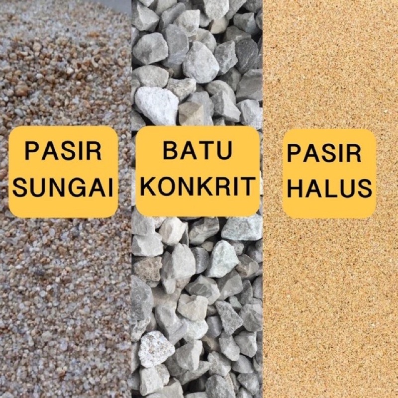 3kg Pasir sungai/batu konkrit/ pasir halus | Shopee Malaysia