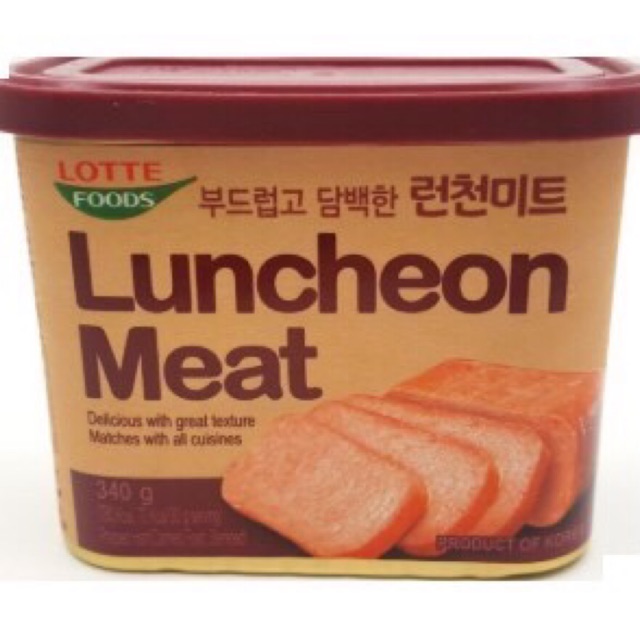 Lotte Korea Luncheon Meat (chicken + pork) 乐天韩国午餐肉 340g | Shopee Malaysia