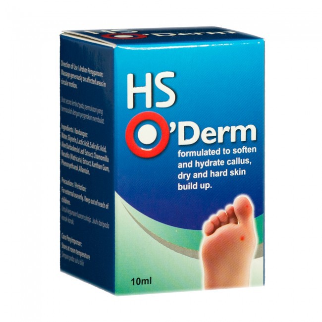 HS O'DERM CALLUS SOFTENER LIQUID 10ml | Shopee Malaysia