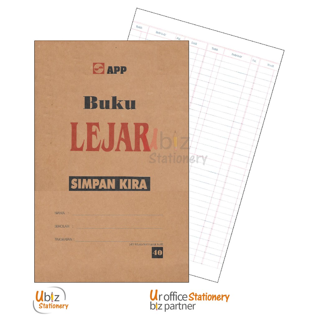 Ledger Book (Buku Lejar) | Shopee Malaysia