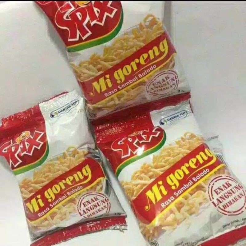 READY STOCK MIE SPIX MI GORENG 1BUNGKUS ISI 20SACHET(NODLE SNACK ...