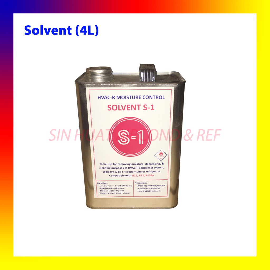 Solvent (4L) for Cleaning Aircond system Cuci system Air Conditioner ...