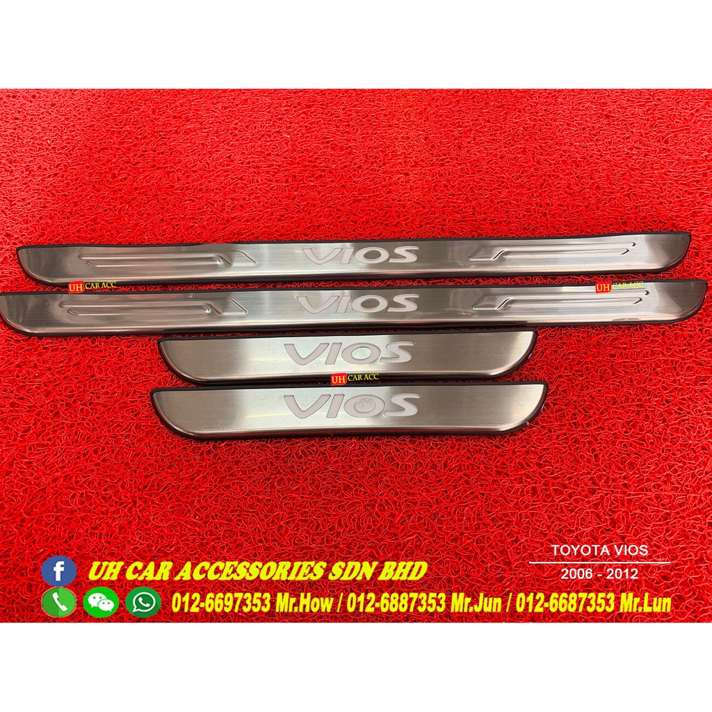 Toyota Vios 2007-2012 Side Sill Plate LED Door Step (READY STOCK ...