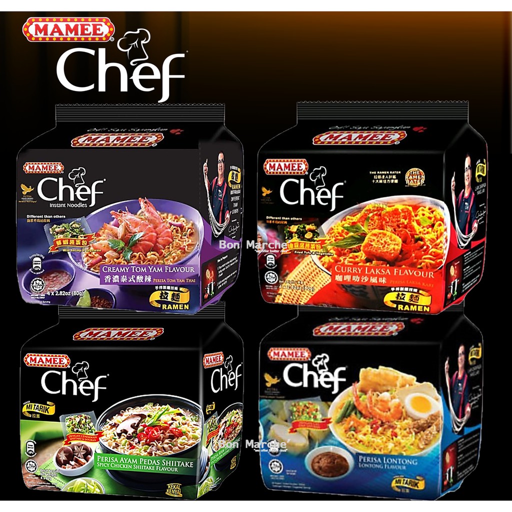 Mamee Chef Instant Noodle, all flavors | Shopee Malaysia