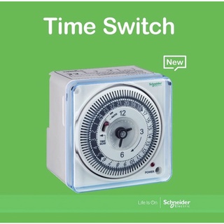 SCHNEIDER ELECTRIC | CCT15101 Surface/DIN Mounted 24H Time Switch With ...