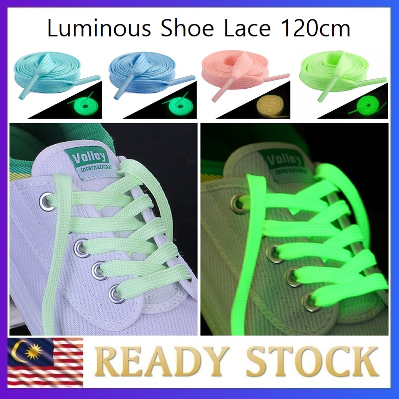 Luminous shoe lace shoe rope glow in the dark fluorescent shoe lace ...