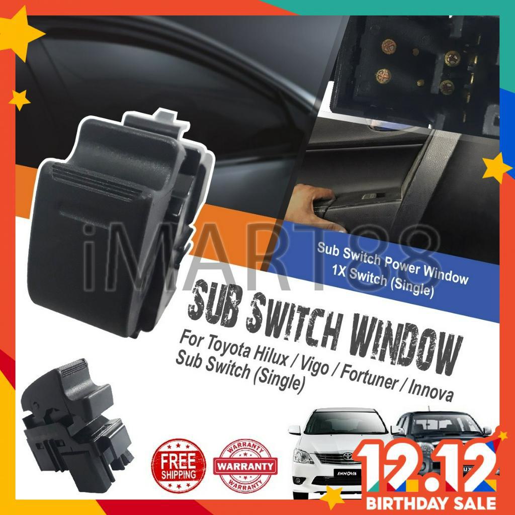 Toyota Hilux Innova Fortuner Vigo Power Window Sub Single Switch 2004 ...