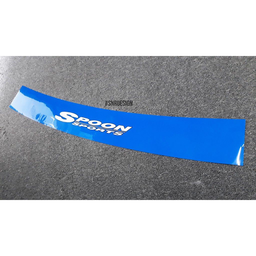 Spoon Sports - Front windscreen sticker (copy ori 1:1) | Shopee Malaysia