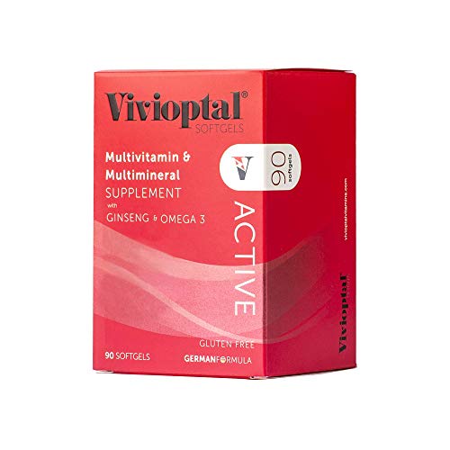 Vivioptal Active 90 Capsules - Multivitamin & Multimineral Supplement ...