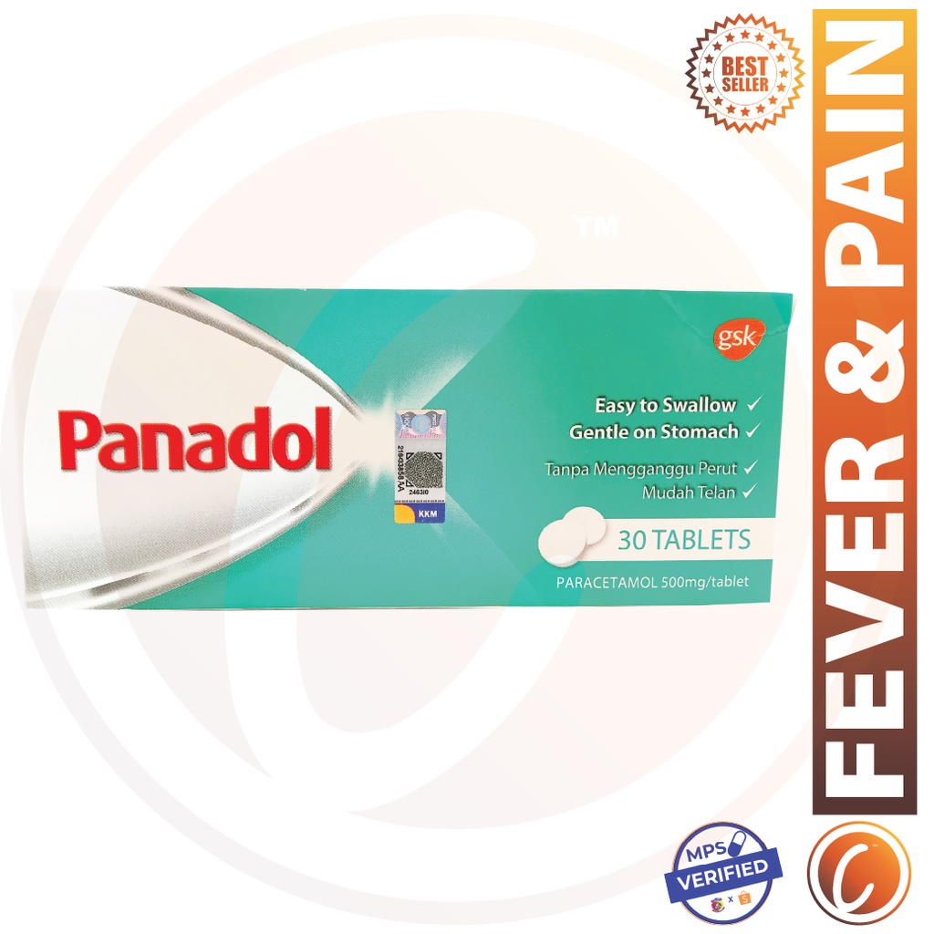 GSK Panadol 500MG 30TABS | Shopee Malaysia
