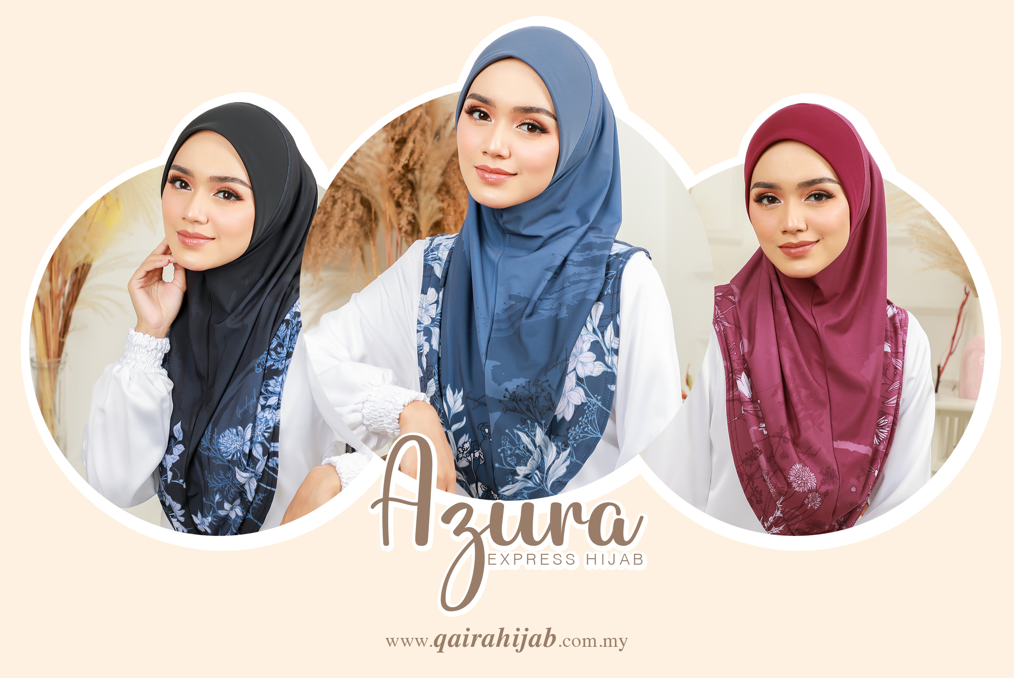 Qaira Hijab Official Online, December 2022 | Shopee Malaysia