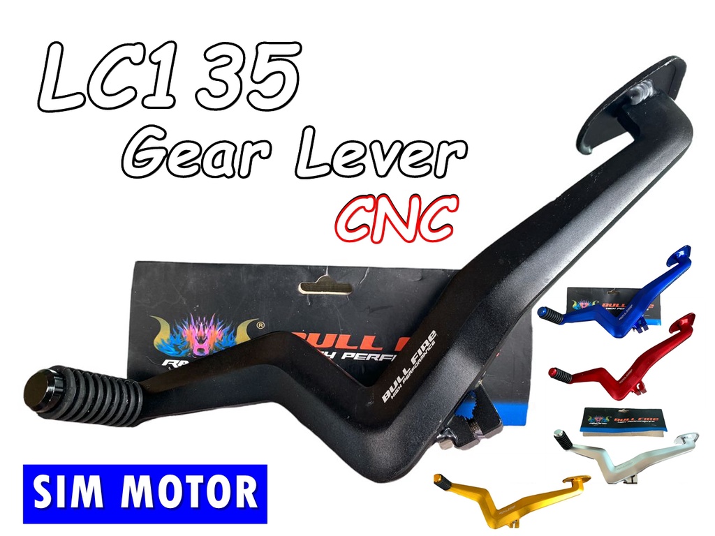 LC135 4S Y15ZR EXCITER MXKING GEAR LEVER / GEAR PEDAL BLACK / GEAR PEDAL SHIFT LEVER BATANG ...