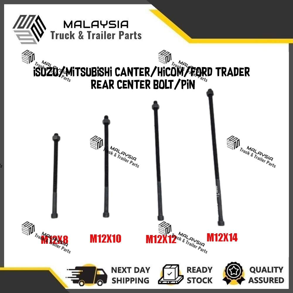 Isuzu, Mitsubishi canter, Hicom, Ford Trader Rear Center Bolt/Pin ...