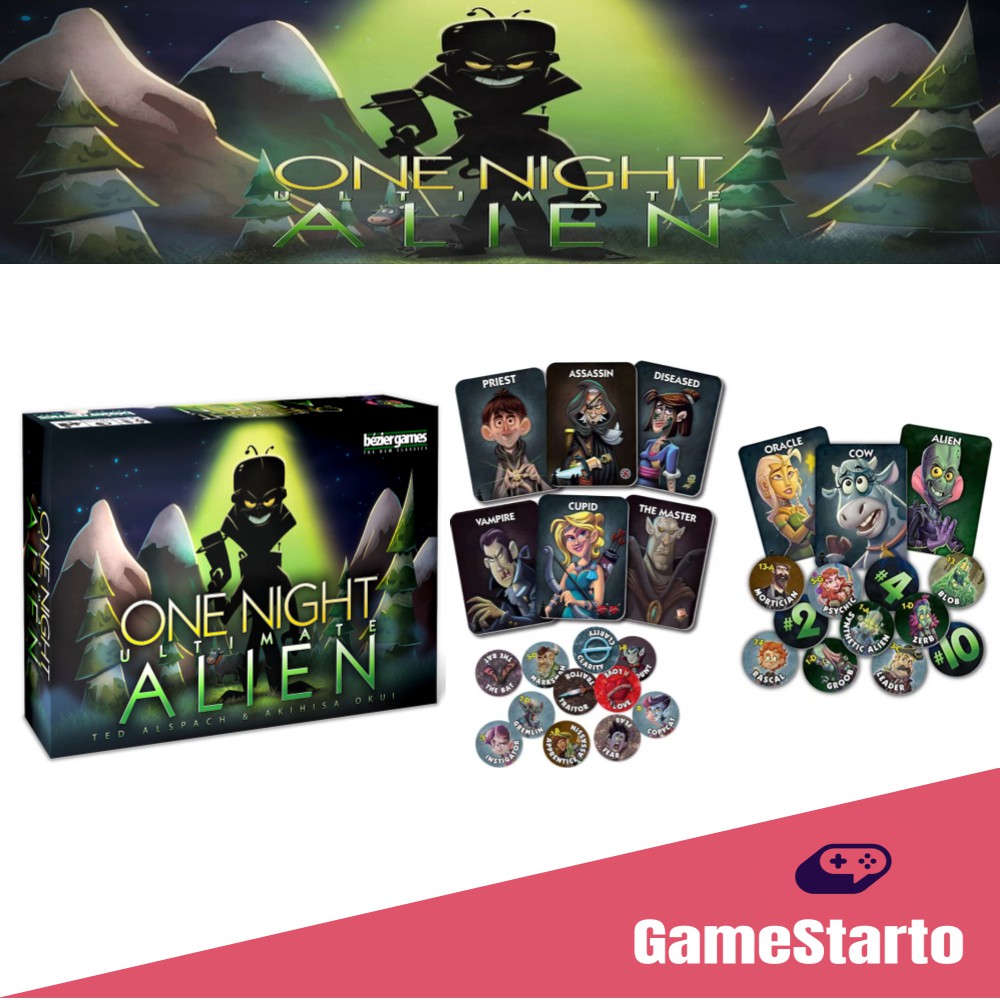 One Night Ultimate Alien (Tabletop Card Game) | Shopee Malaysia