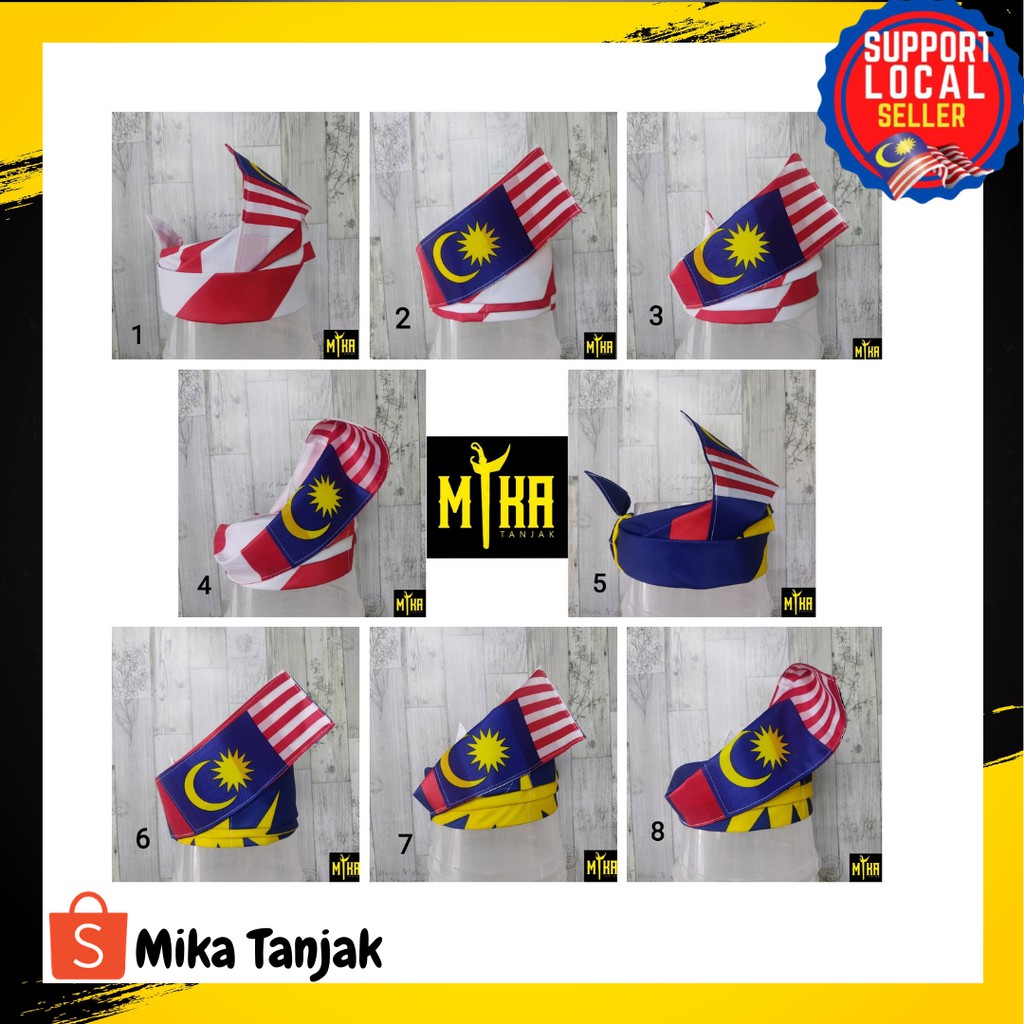 Tanjak / Tengkolok Merdeka Budak Hingga Dewasa Boleh Laras | Shopee ...