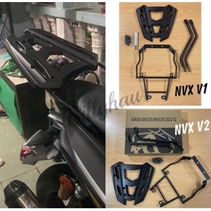YAMAHA NVX 155 NVX-155 AEROX155 V1 V2 HEAVY DUTY TOP RACK CARRIER ALLOY ...