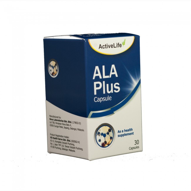 ActiveLife ALA Plus Capsule (30's) | Shopee Malaysia