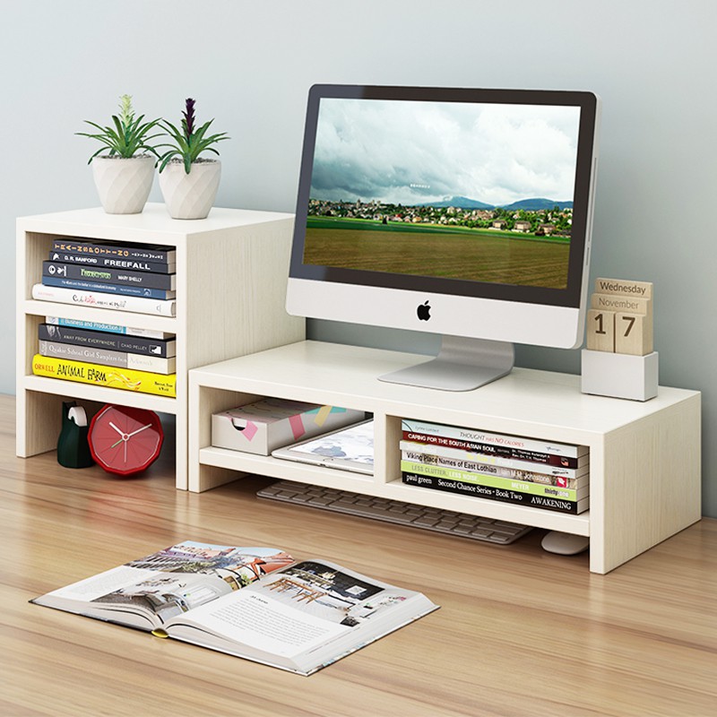 【Ready Stock】Computer Monitor Screen Increased Shelf Desktop Keyboard ...