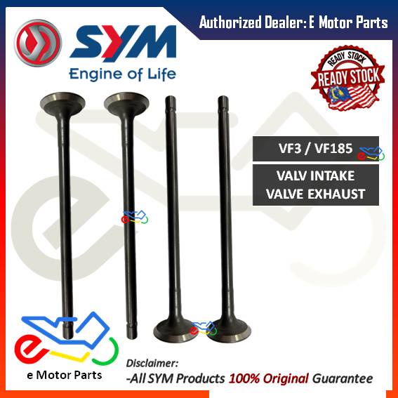 VF3I ENGINE VALVE INPUT OUTPUT EXHAUST SEAL SPRING SEAT RETAINER ROCKER ...