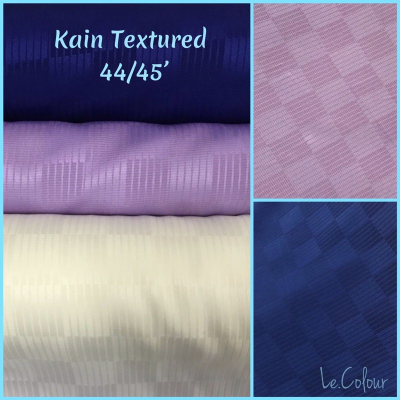 Kain Textured fabric bidang 44/45’ / Kain baju melayu | Shopee Malaysia