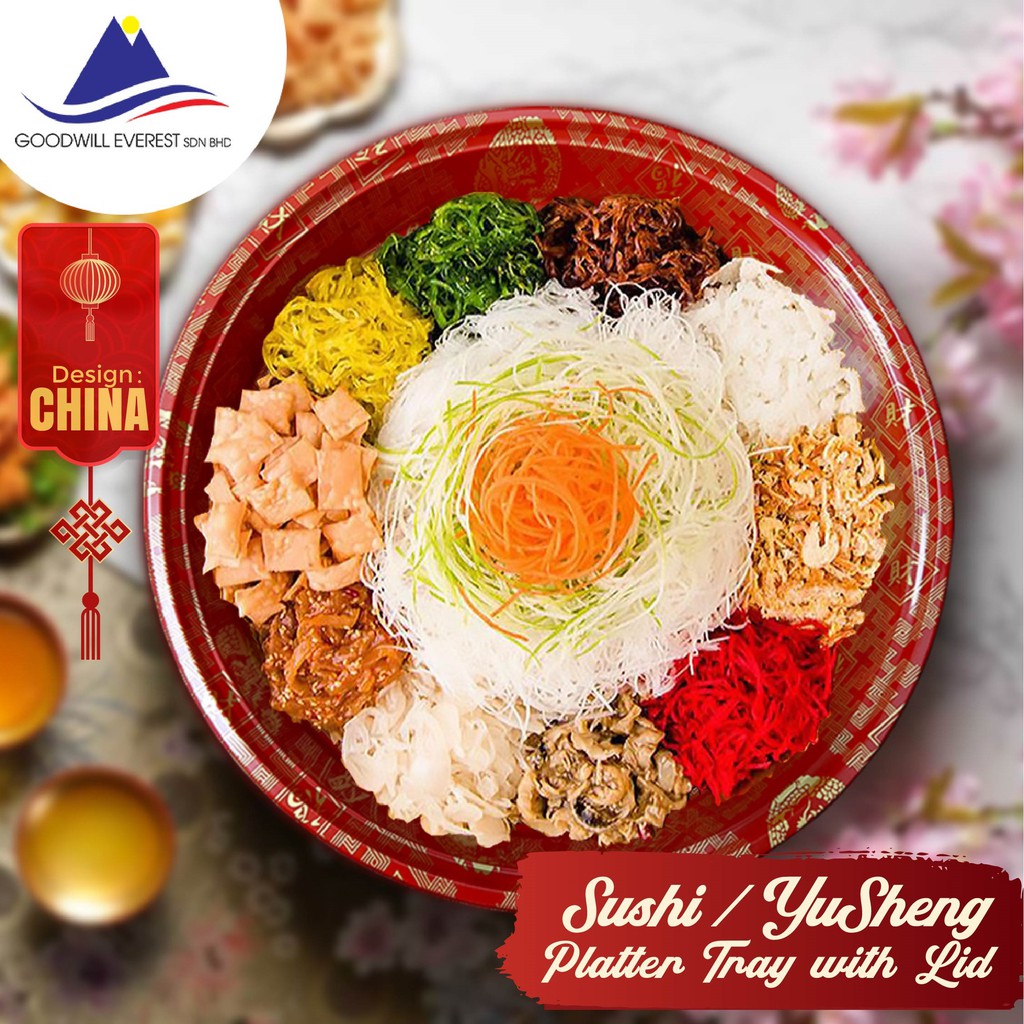 (China Design) - Chinese New Year Sushi / Yu Sheng / Yee Sang Platter ...