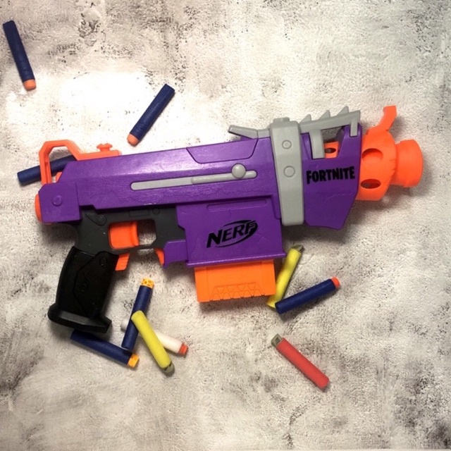 NERF Fortnite SMG-E motorized blaster like Stryfe used | Shopee Malaysia