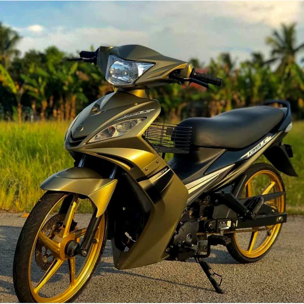 Coverset Bodyset Yamaha LC LC135 V1 Nescafe Design - Free Emblem Timbul ...