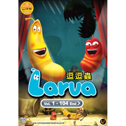 Larva Season 1 (Eps 1~104 End) Complete Cartoon DVD + EXTRA GIF ...