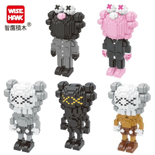 Kaws Wisehawk Blocks Kaws Design Nano Blocks DIY Toy Diamond Block ...