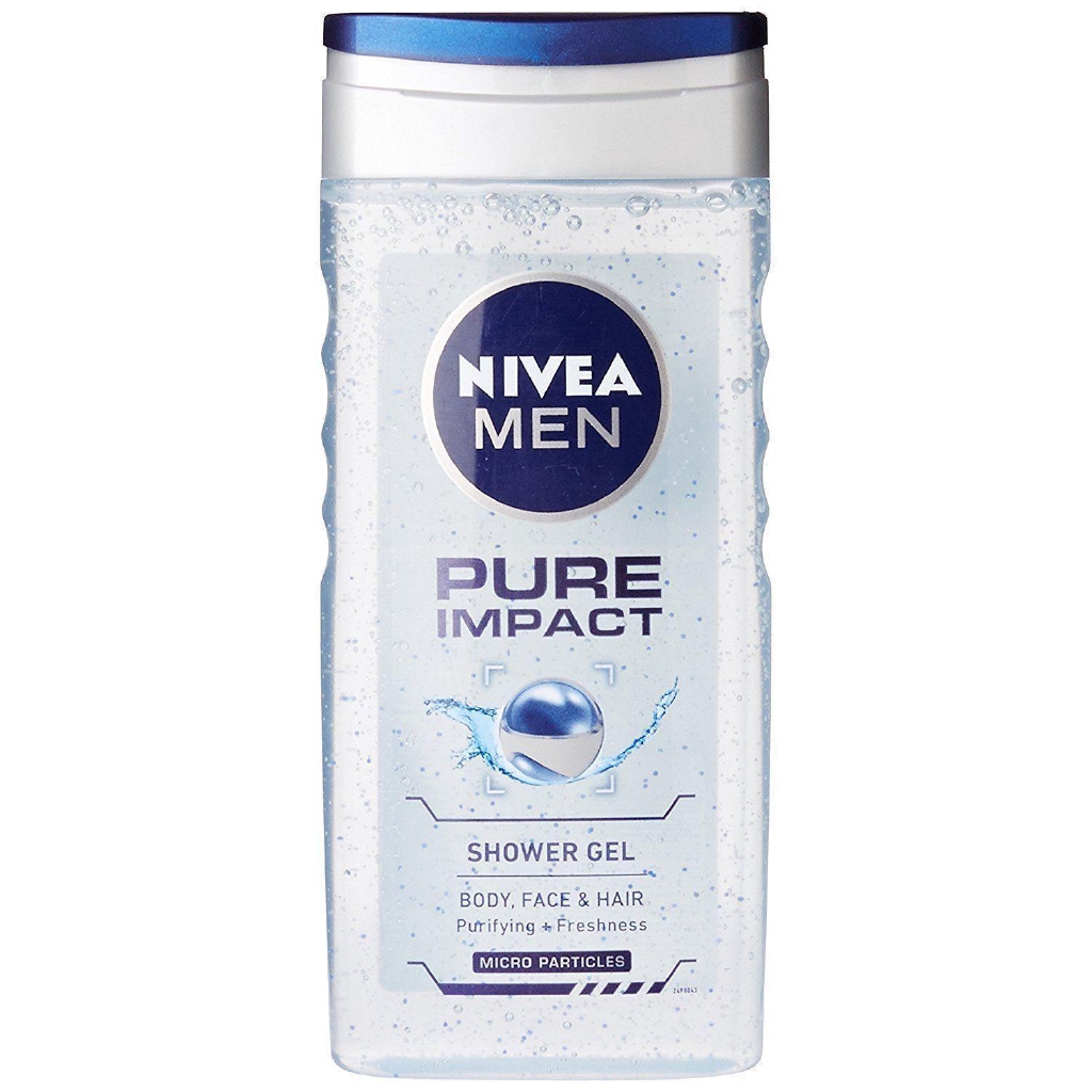 Nivea Pure Impact Shower Gel for Men, 250ml | Shopee Malaysia