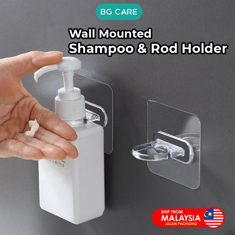 Hook Wall Mounted Shampoo Hook Bathroom Shower Gel Storage Shampoo Hang ...