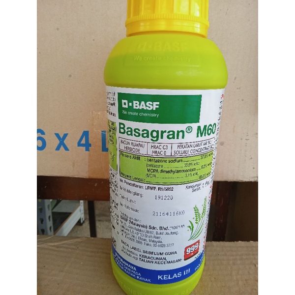 BASAGRAN M60 1 LITER /RACUN RUMPAI | Shopee Malaysia