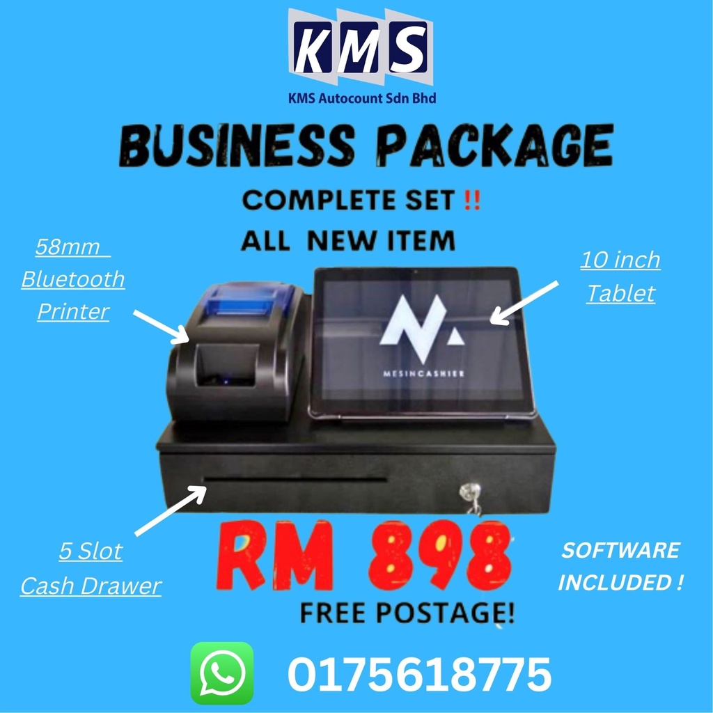 HOT SELLING!! Tablet Mesin Cashier POS System Mesin Kaunter Cashier ...