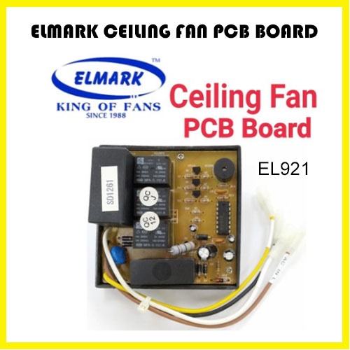 ELMARK Ceiling Fan For EL921 Remote Control & PCB Board (Original ...